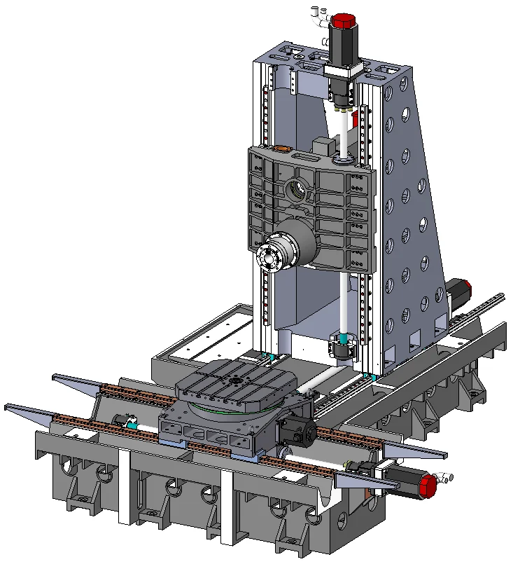 High Quality Yunnan Taizheng YTH63 Horizontal Machining Center