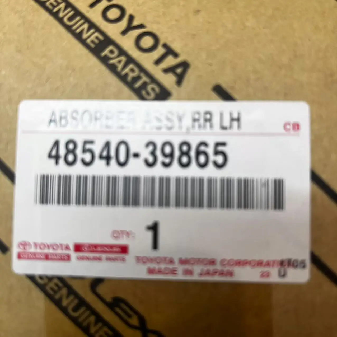 Left Rear Shock Absorber Assembly New Condition Original for Toyota for ...