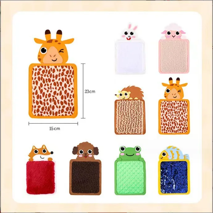 2025 New Sensory Mini Mats for Kids - Animal Sensory Tiles