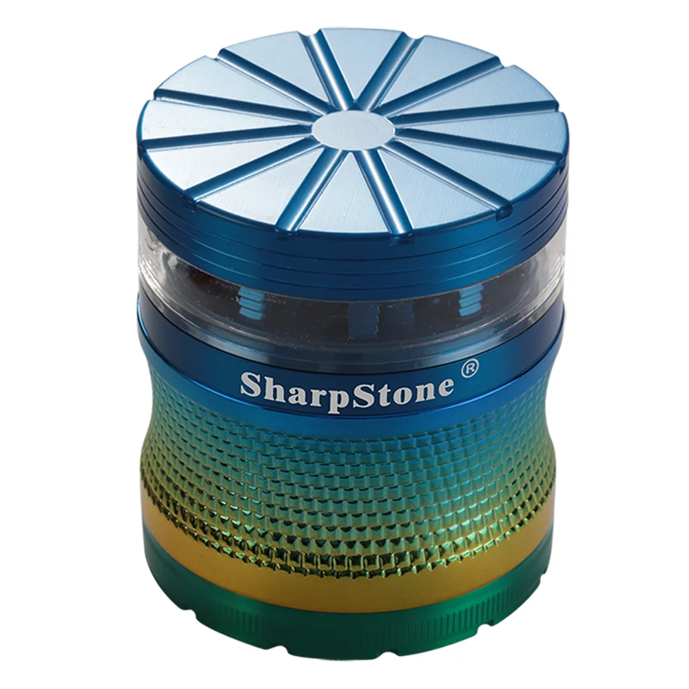 Sharpstone 2.5herb Grinder with Inch Transparent Teeth Plastic Shrink ...