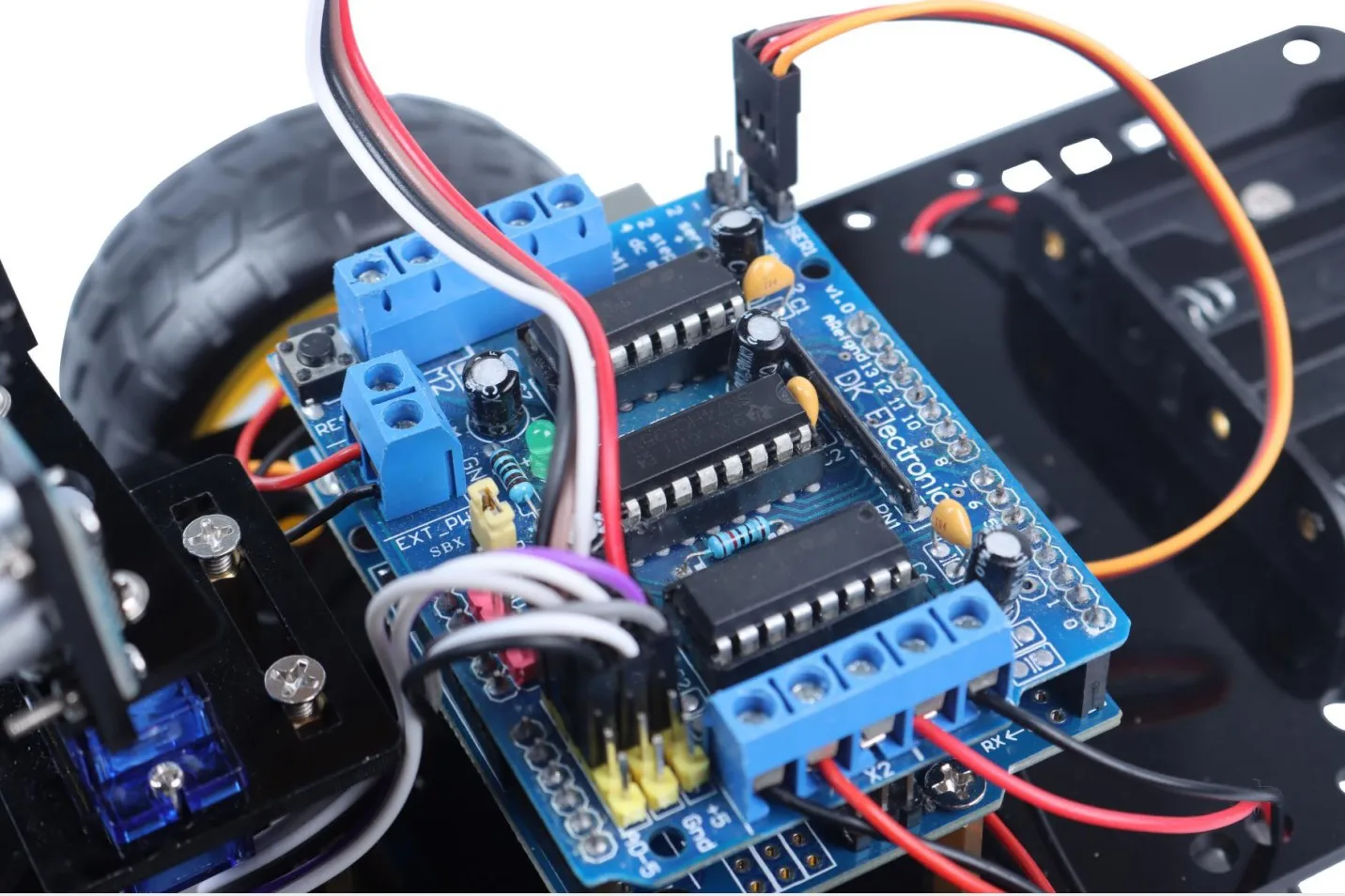 Factory 2wd Robot Kit C C Programming Project Diy Obstacle Avoidance Line Tracking Smart Robot