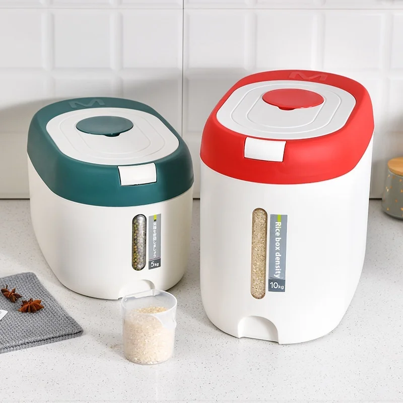 Kitchen Large Capacity Rice Container Multi-Functional Insect-Proof ...