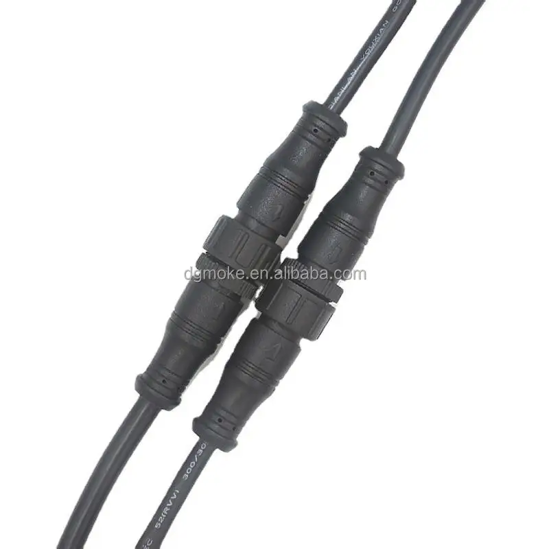 2-core Male And Female Docking Plug,12v Low-voltage Dc Waterproof Plug ...
