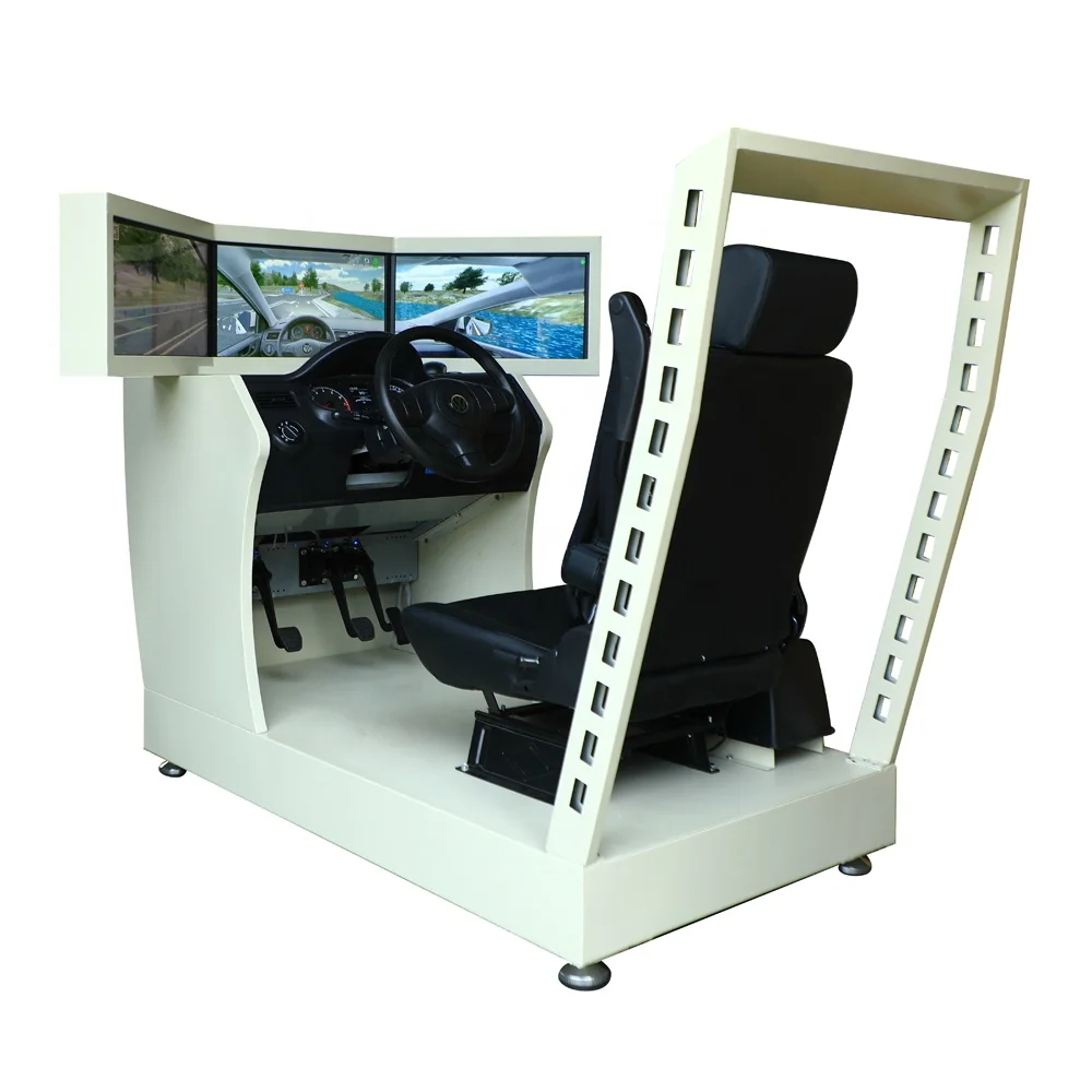3 Screen Driving School Car Training Simulator - Good Price
