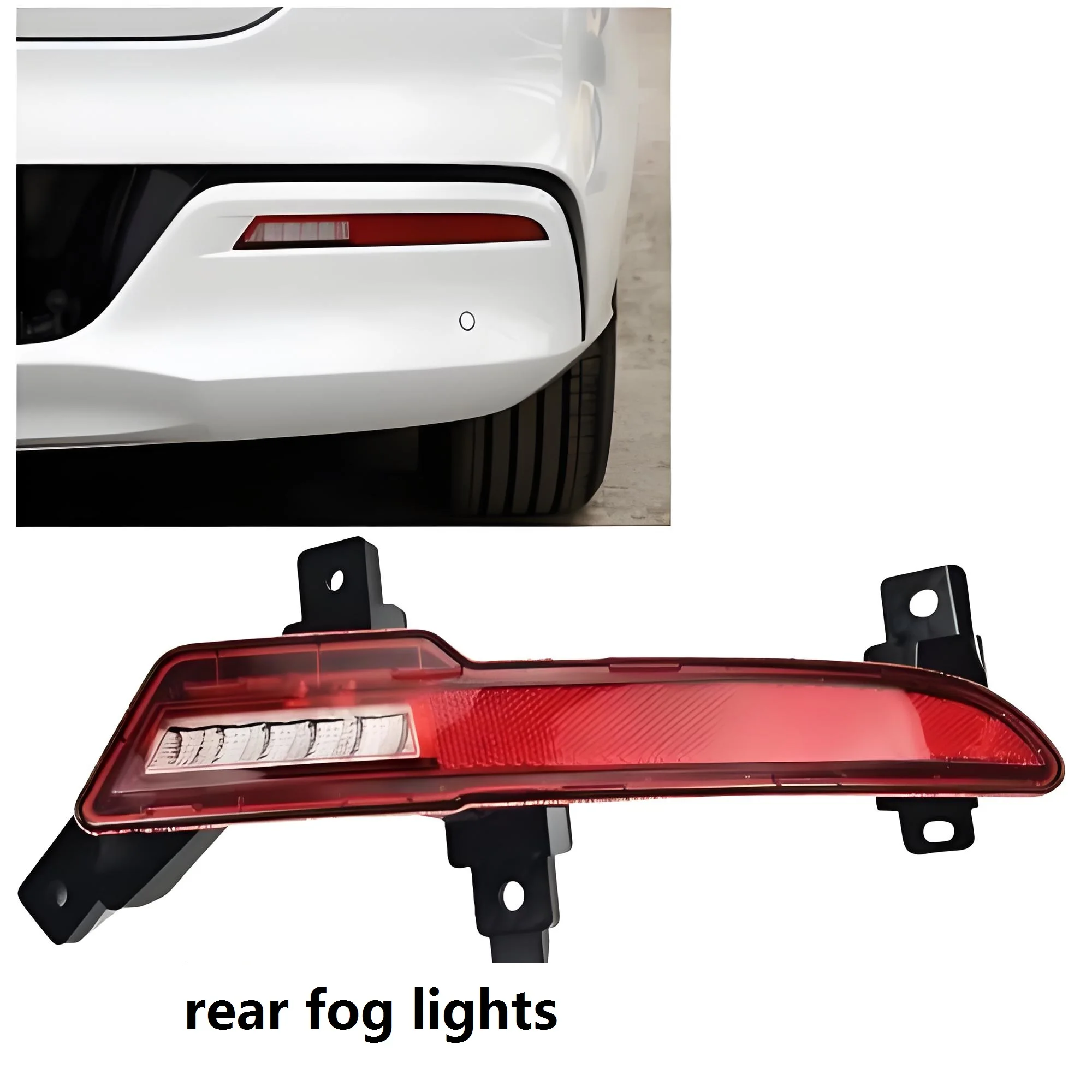 BYD Left Rear Bumper Reflector - Rear Fog Light for Qin