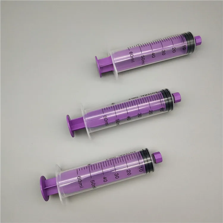 Disposable Colorful Enteral Feeding Syringe With Iso/ce Enfit Syringes ...