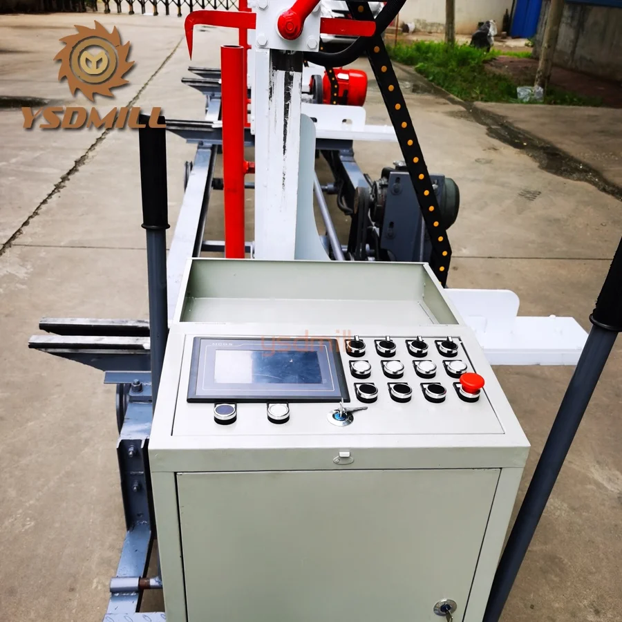 Sawmill Woodworking Log Carriage with Band Saw Machine