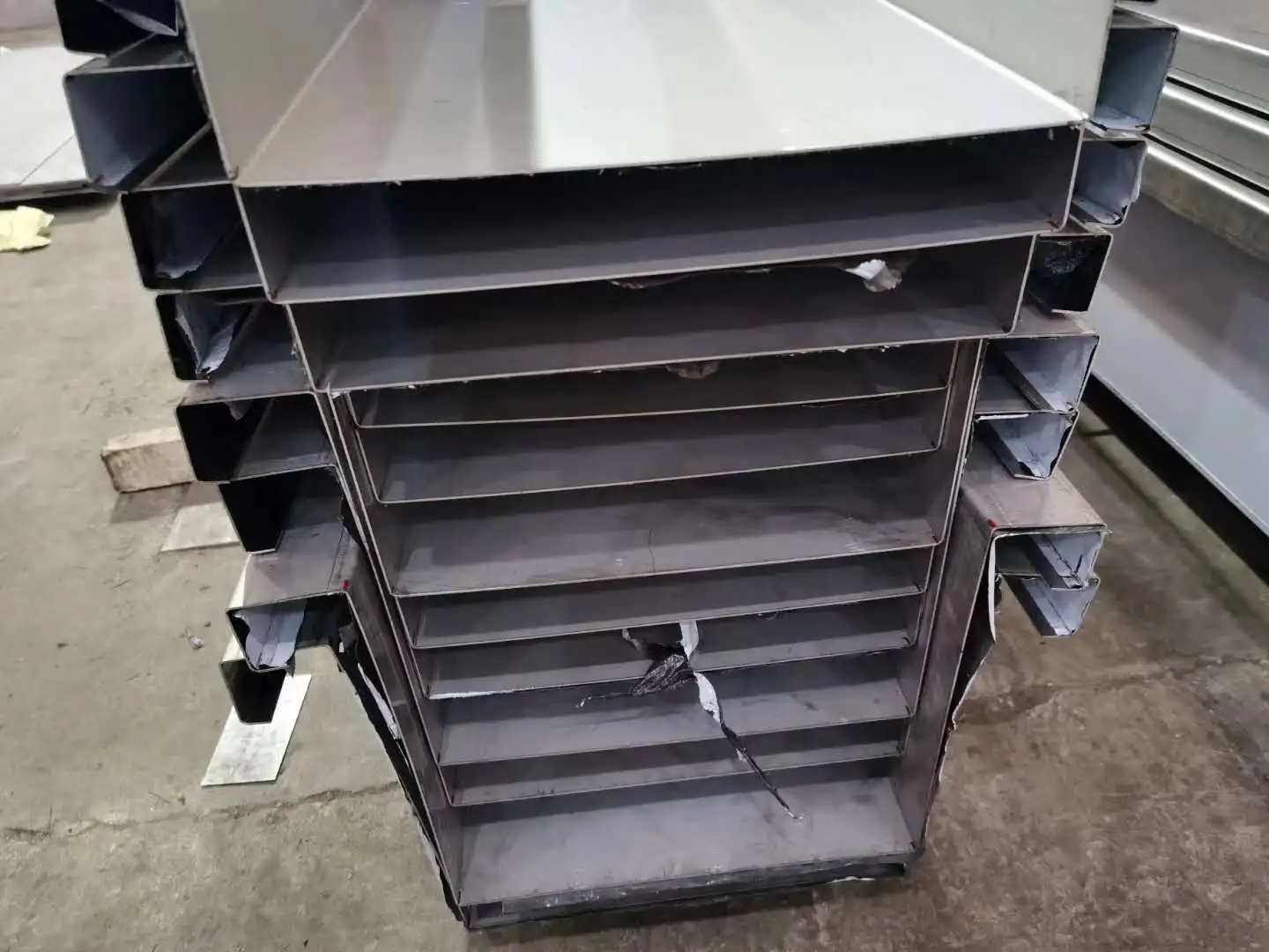 DIN 1.4301 SUS304 SUS 316 Stainless Steel Square Drain Gutter