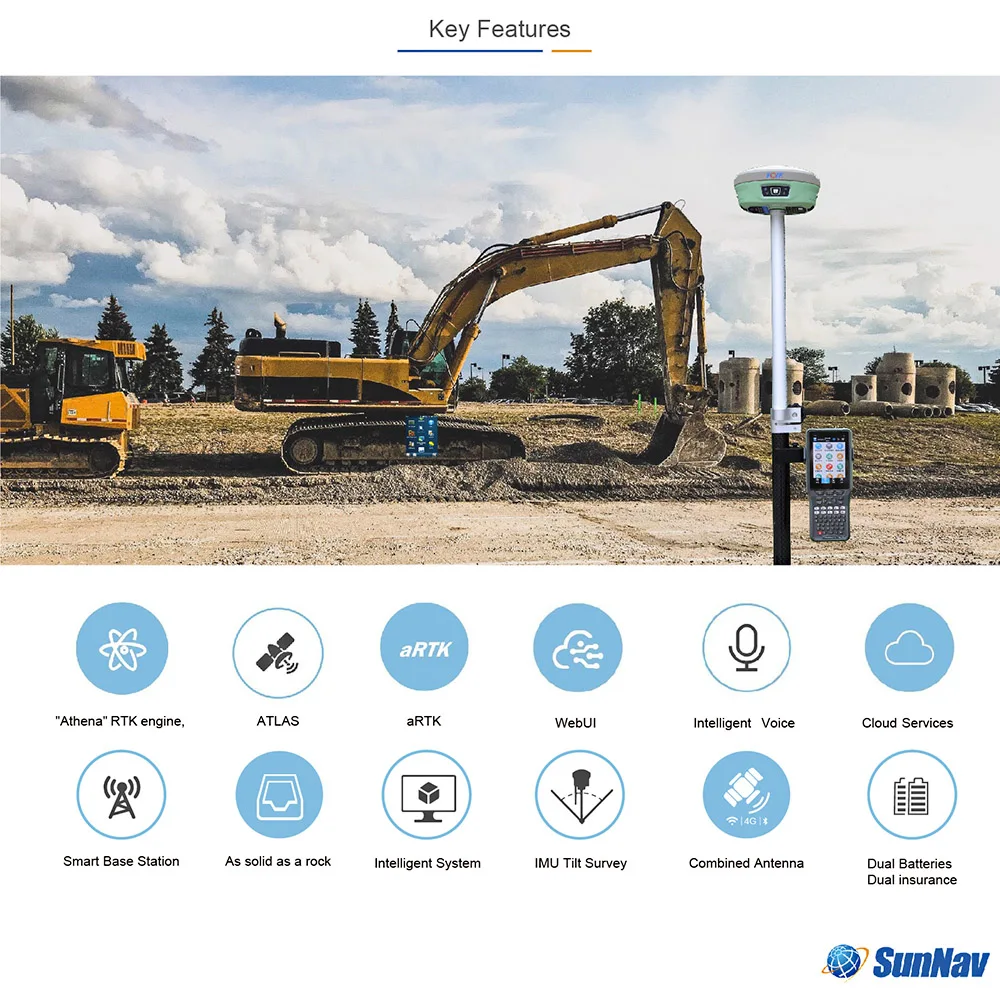 I86 Rtk Set Rtk Gnss Base And Rover Test Instruments Comnav T300 ...