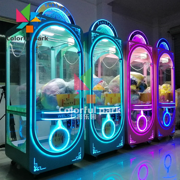 Colorful Park Claw Machine - Fun for Amusement Centers