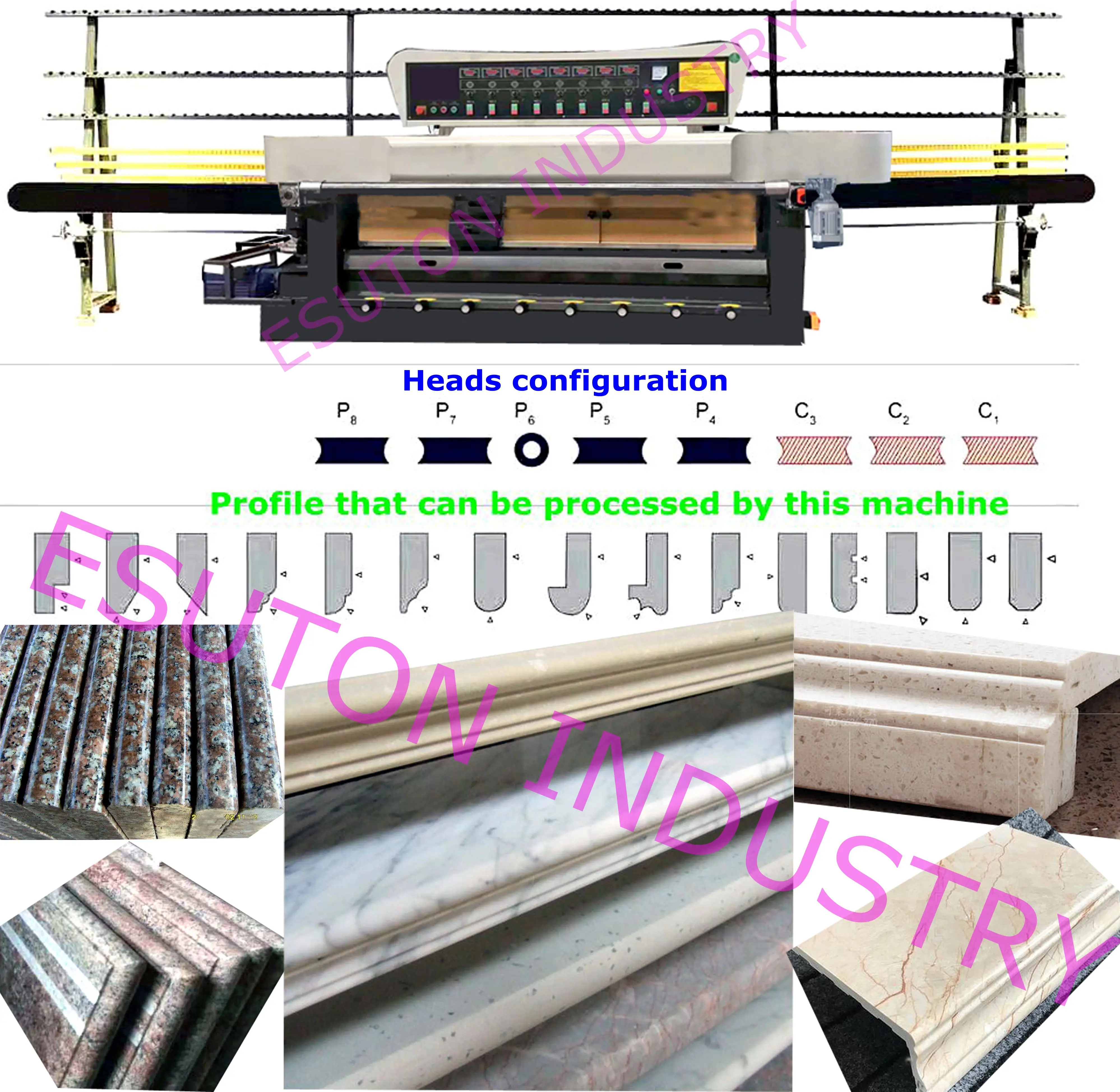 Promotion Stone Edge Profile Router Machine Marble Edge Polishing ...