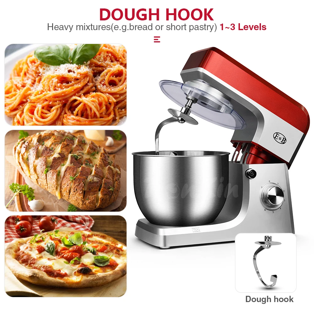 High Efficient Multi-Functional 7 Liters Chef Kitchen Machine With ...