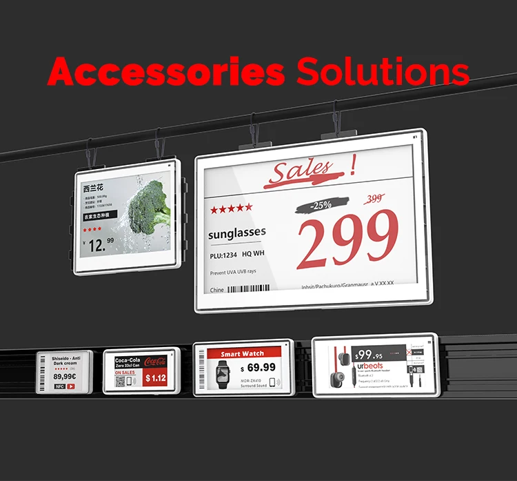 Supermarket 1.54 Inch Esl Display Electronic Shelf Price Tag - Buy ...