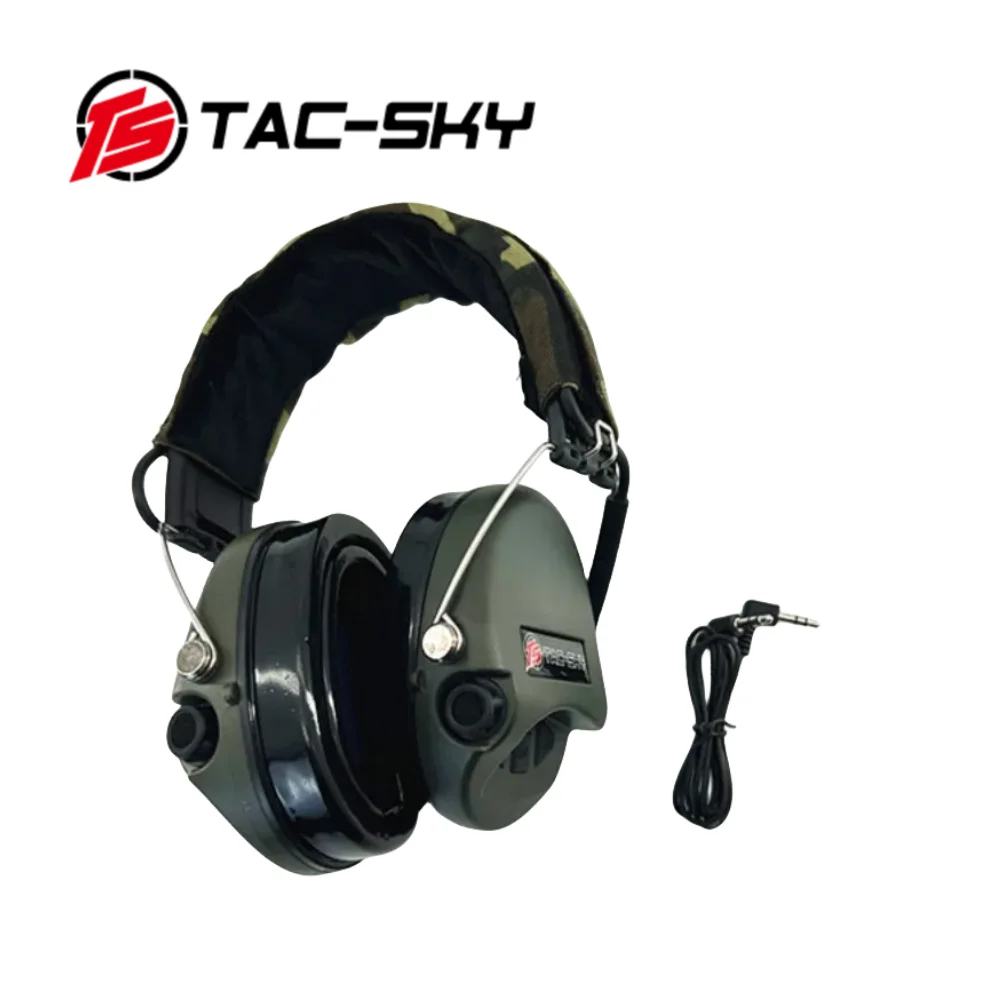 Ts Tac-sky Tactical Electronic Earmuffs Sordin Ipsc Silicone Camouflage ...