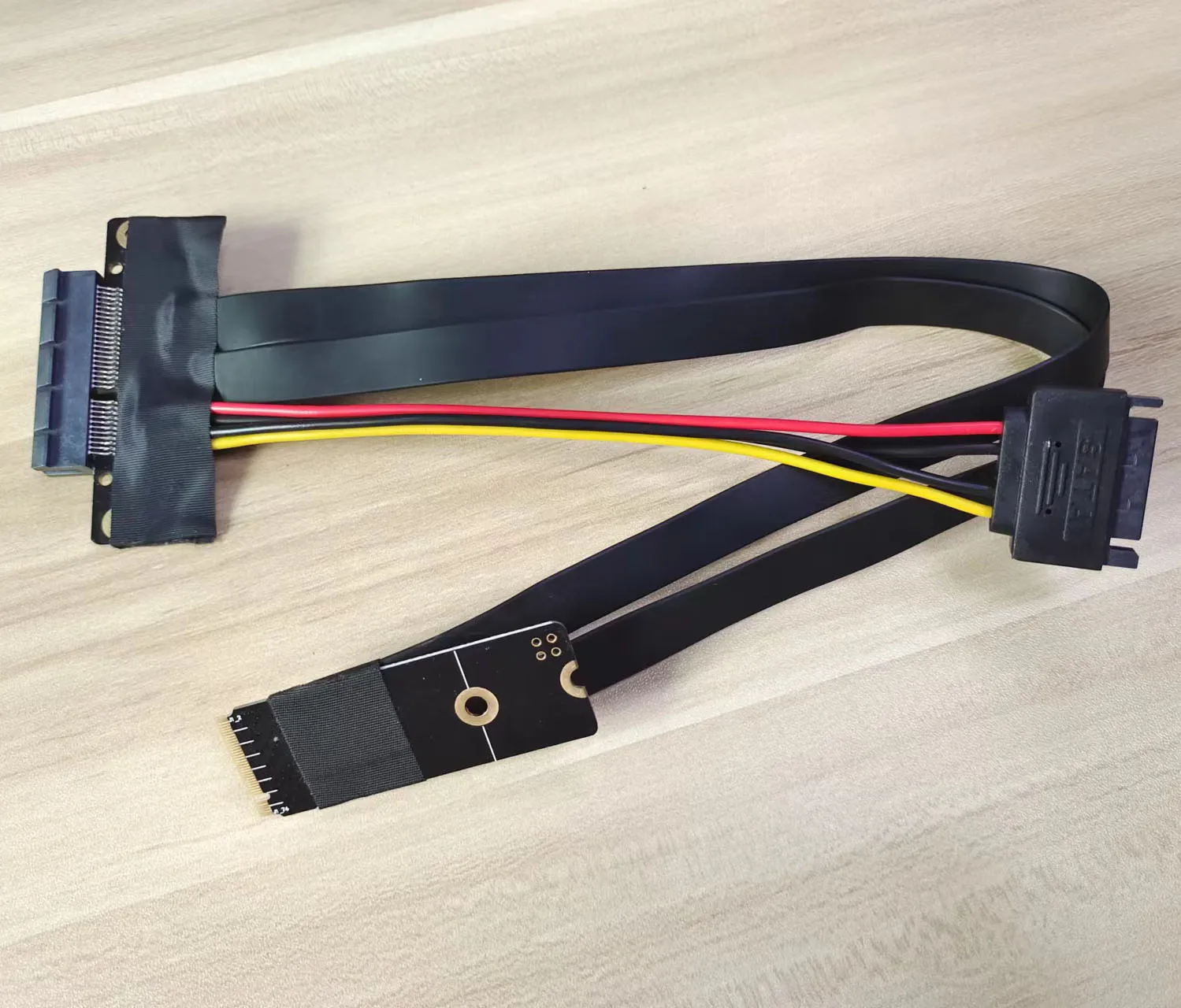 Pcie X4 To M2 Extension Cable Key-m M2 Adapter Riser Card Ribbon ...
