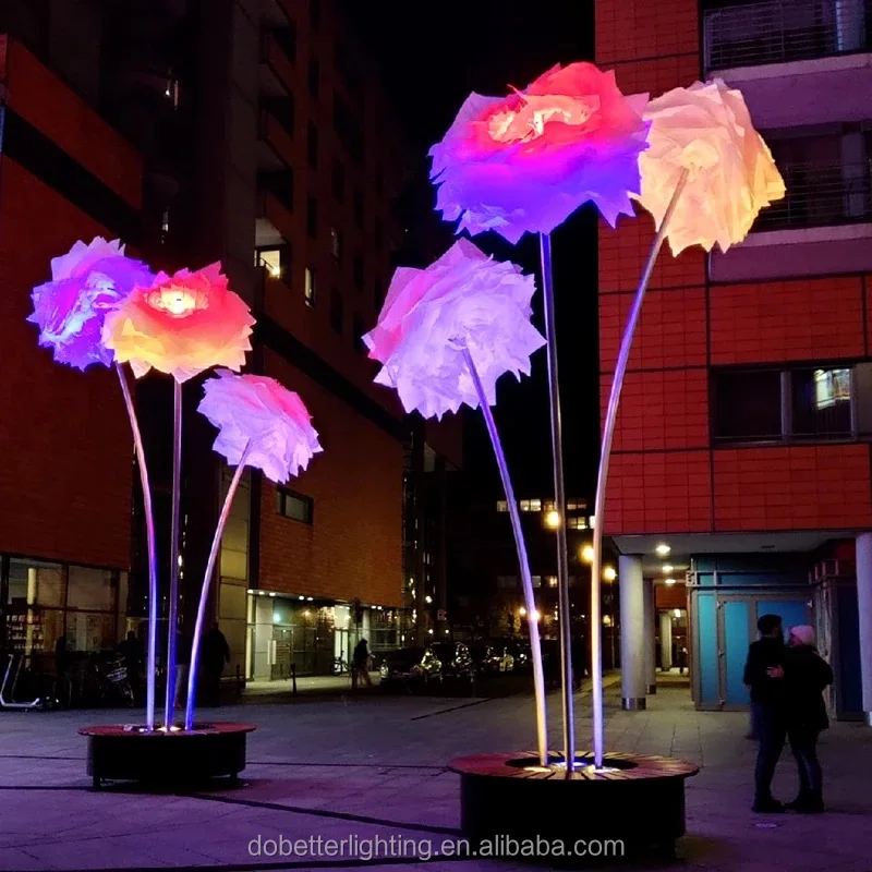 Giant Flower Sculpture Light - Perfect for Event Weddings