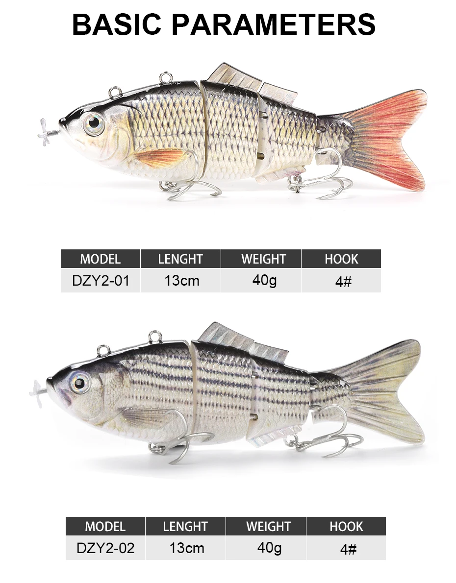 Lureking 2020 New Electric Self Swimming Fishing Lure Wobblers 4 ...