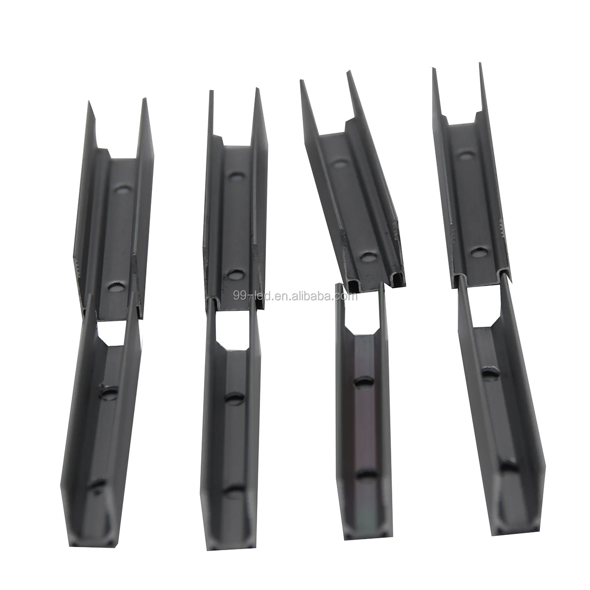 5cm Aluminum Clips Track Led Neon Parts For 8mm Neon Flex Mounting ...