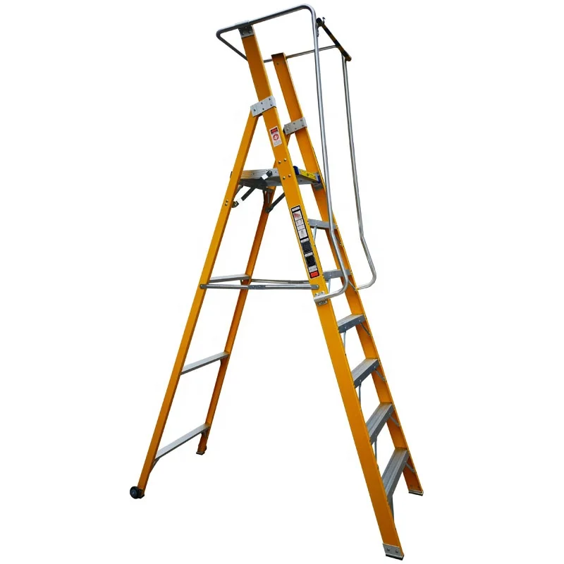 FRP Safety Ladder - Durable, Multi-Functional Platform