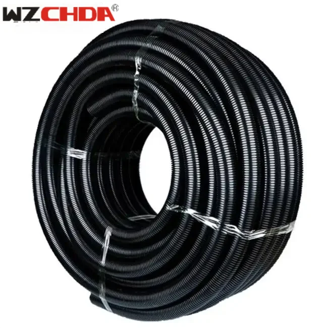 Good Flexible Plastic Corrugated Pipe PE Electrical Wire Protection ...