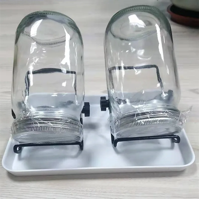 16oz 32oz Complete Seed Sprouting Jar Kit Wide Mouth Mason Jars With ...