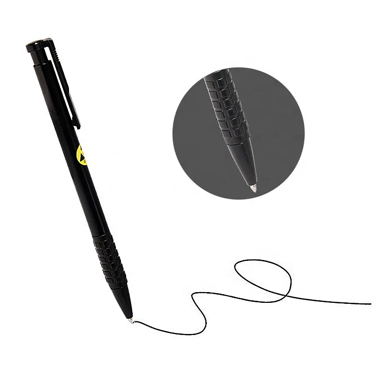 Black Plastic Housing Various Ink Color 0.7mm Esd Anti-static Ball Pen ...