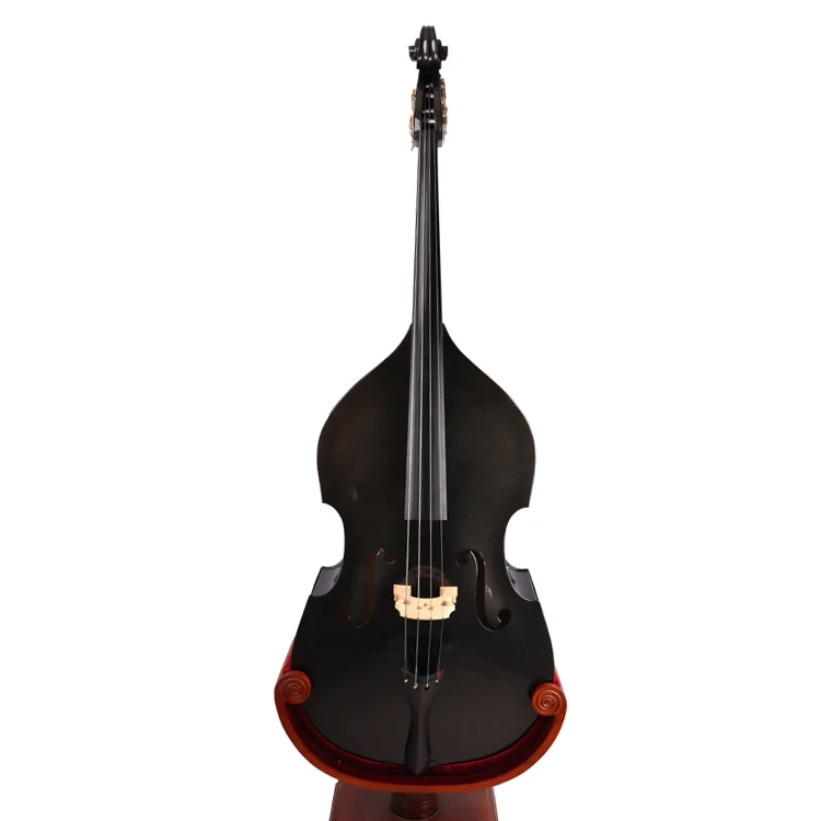 Professional 4/4 Plywood Double Bass with Rosewood Bow & OEM