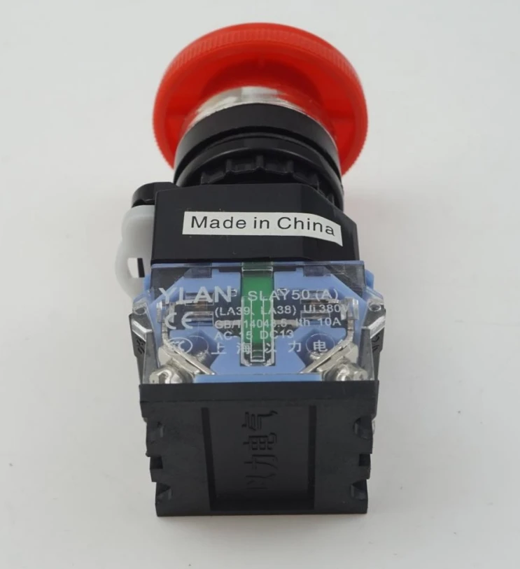 Emergency Stop With Push Button Stop Push Button Switch With Yellow ...