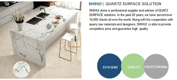 SH8207 Custom Engineered White Alabaster Artificial Quartz