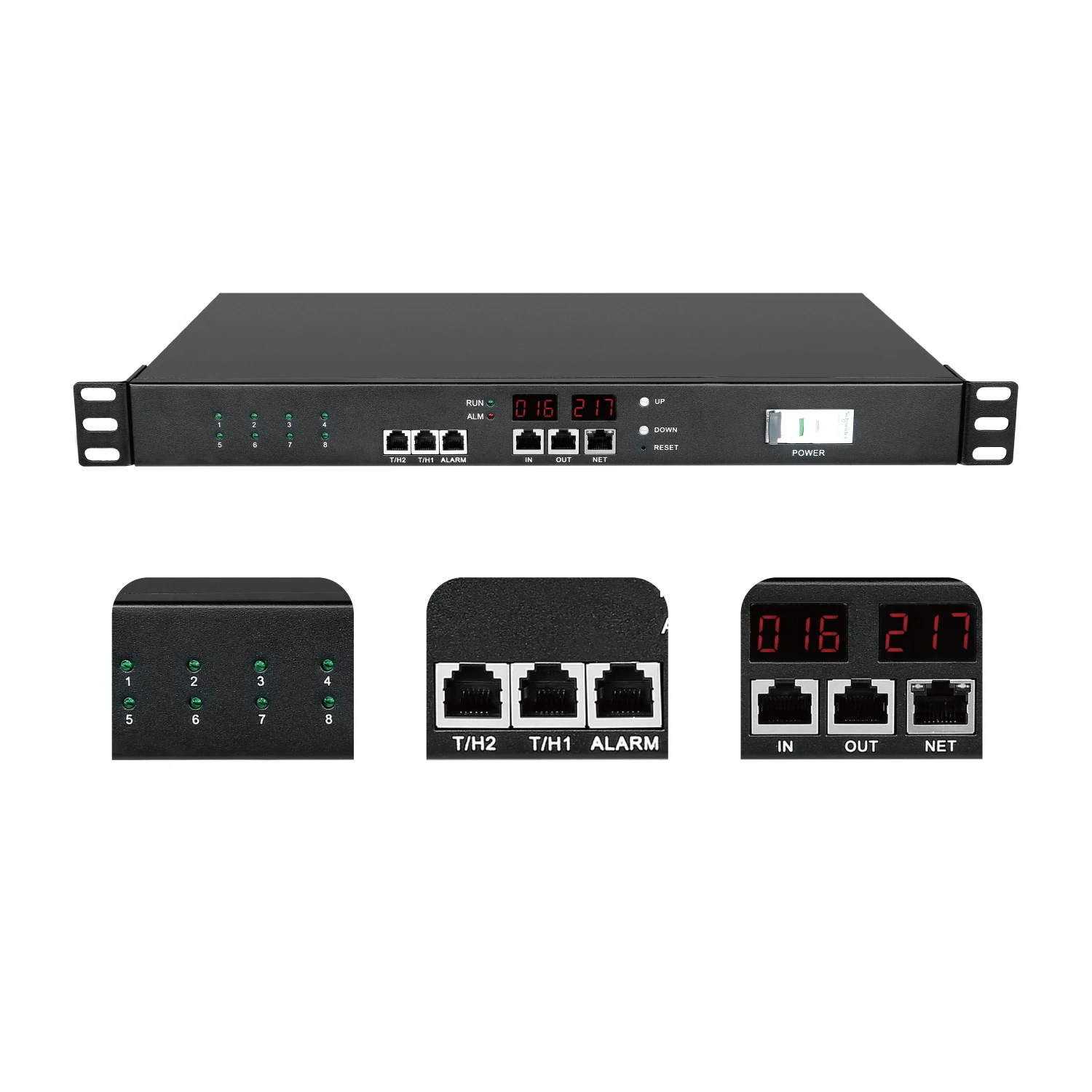 1u 19 Inch Horizontal C13 Smart Pdu Network Cabinet Pdu Rack Power ...