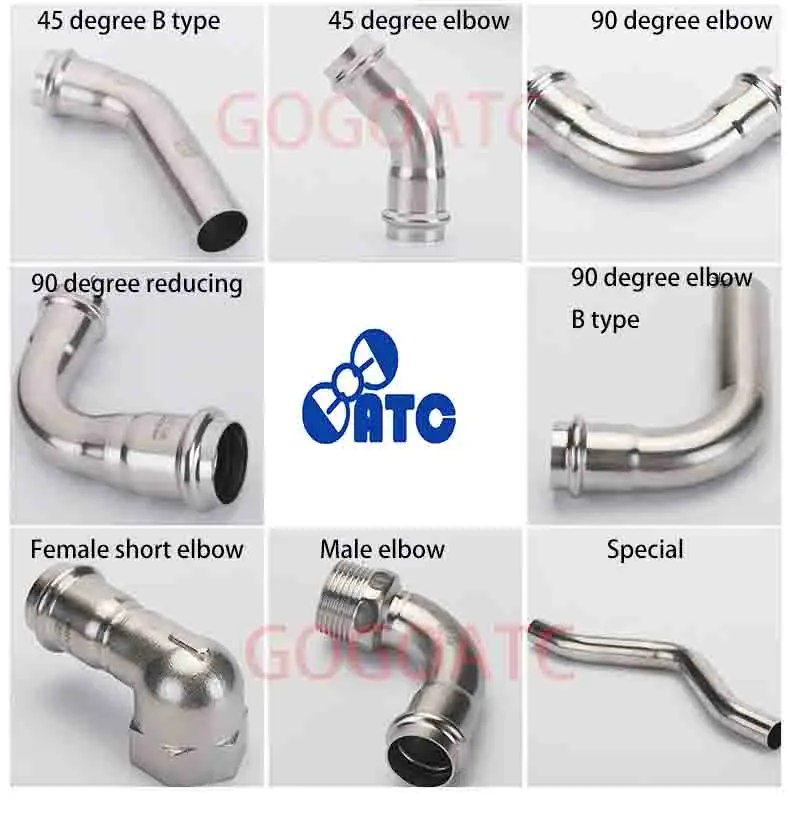 Ferrule Connection Water Joint Propress Straight Adapter