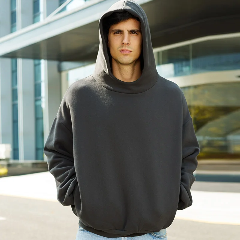 YG380 Custom Heavyweight Boxy Fit Men Hoodies Sweatshirt Blank ...