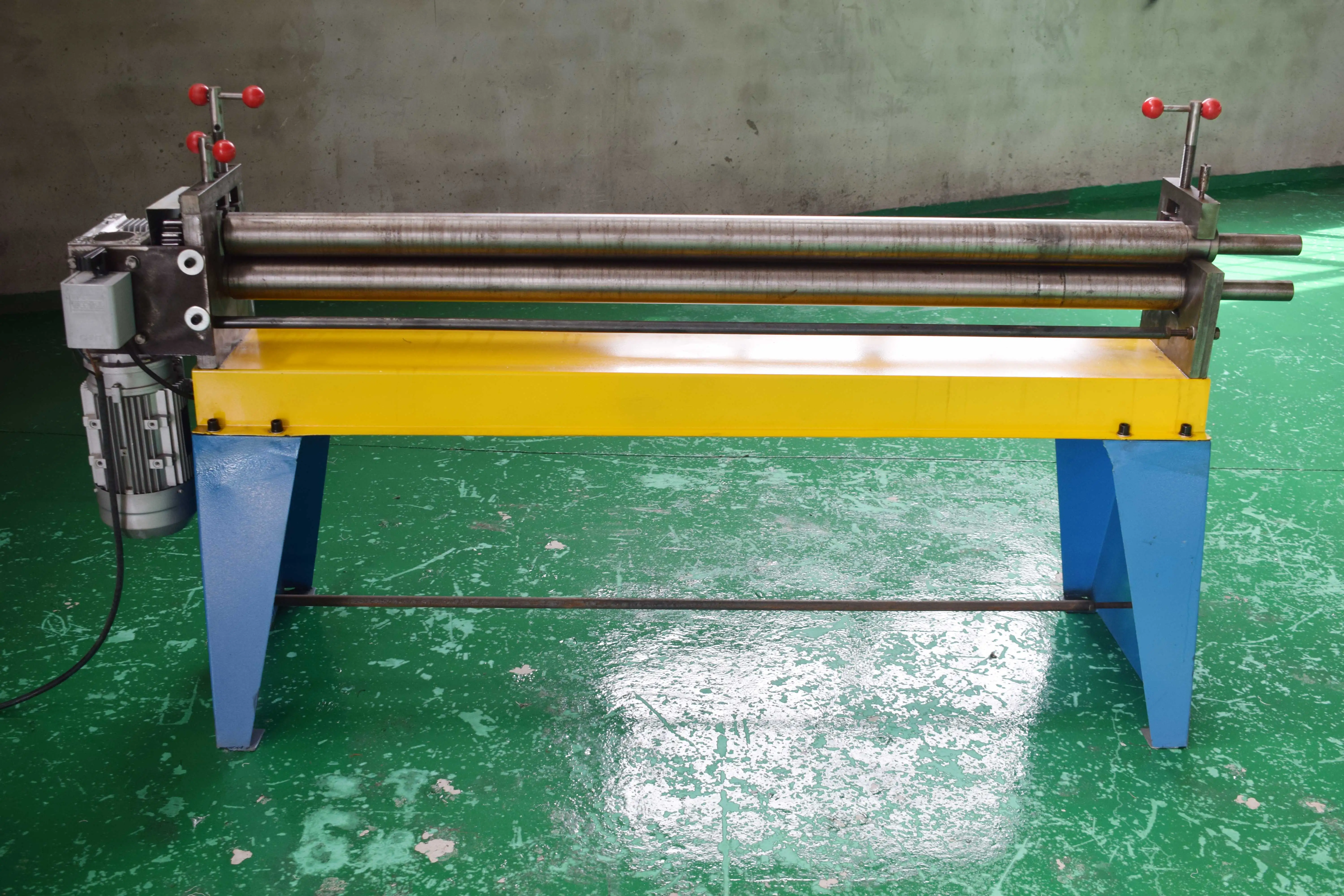 3 Rollers Electric Sheet Metal Rolling Machine/three Rollers Bending ...