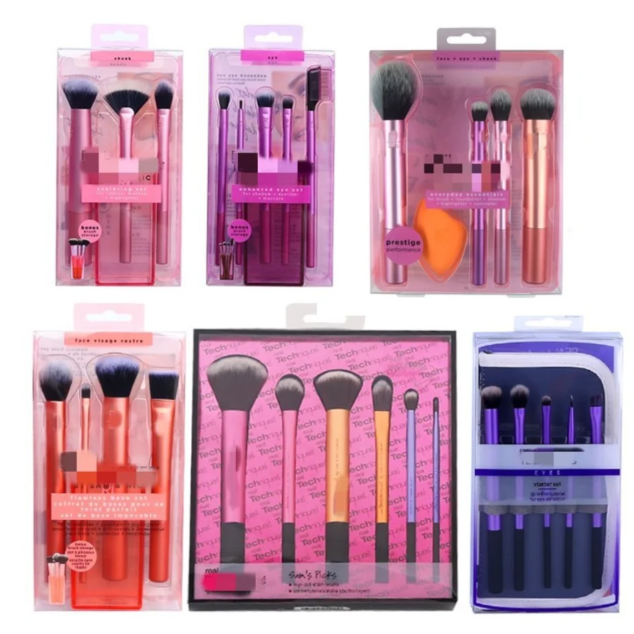 Rt Makeup Brush Set Makeup Brush With 1 Sponge 5pcs Set Blush ...