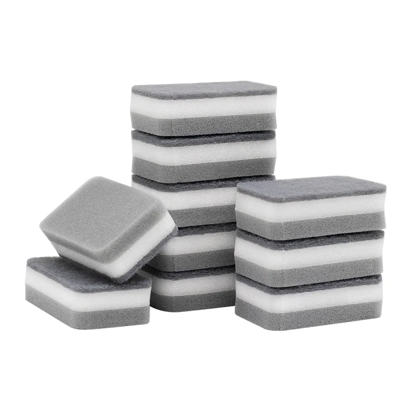 Dishwashing Sponge High Density Gray Sponge Wipe Kitchen Cleaning ...