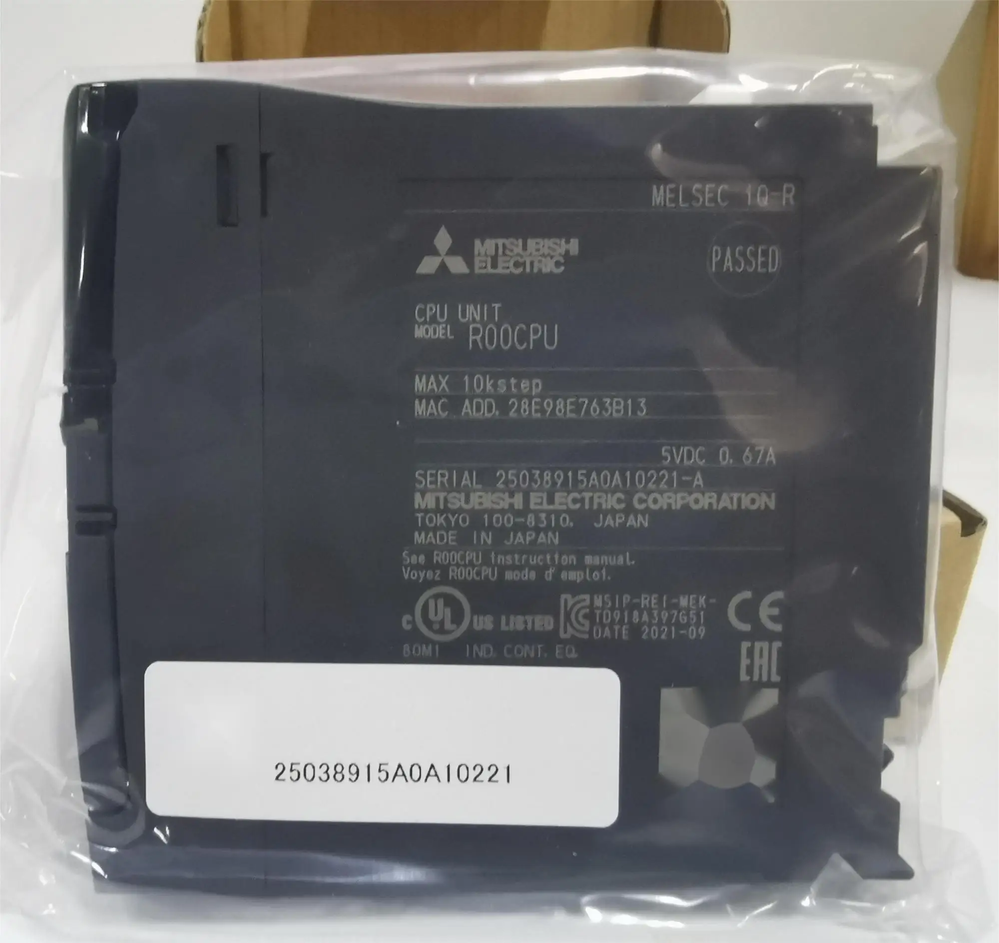 三菱IQ-Rシリーズスマートモジュール用CPU R00CPU R01CPU R02CPU R04CPU PLC PAC & 専用コントローラー ...