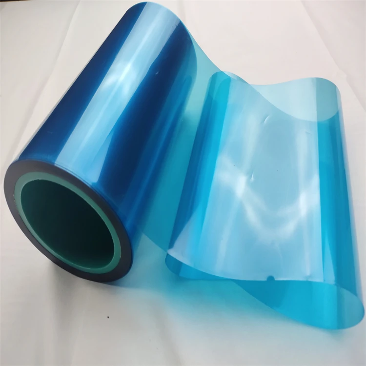 Blue PVC Adhesive Plastic Film - Customizable Solutions