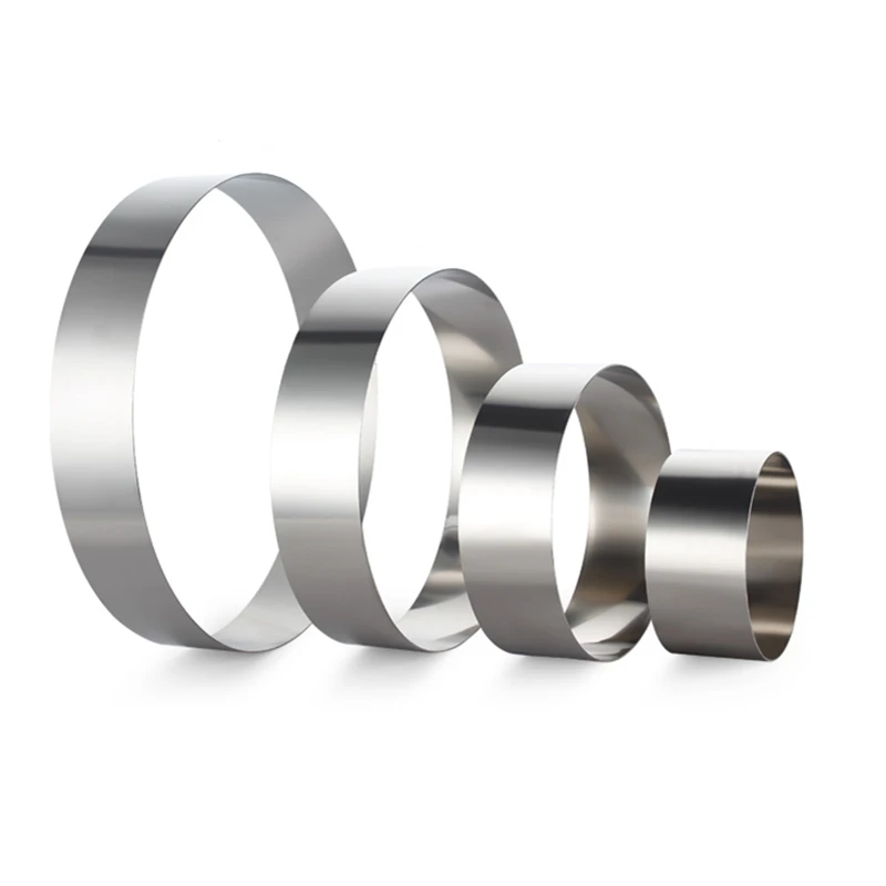 Stainless Steel Round Cake Mold Pastry Mousse Ring For Baking - Buy ...