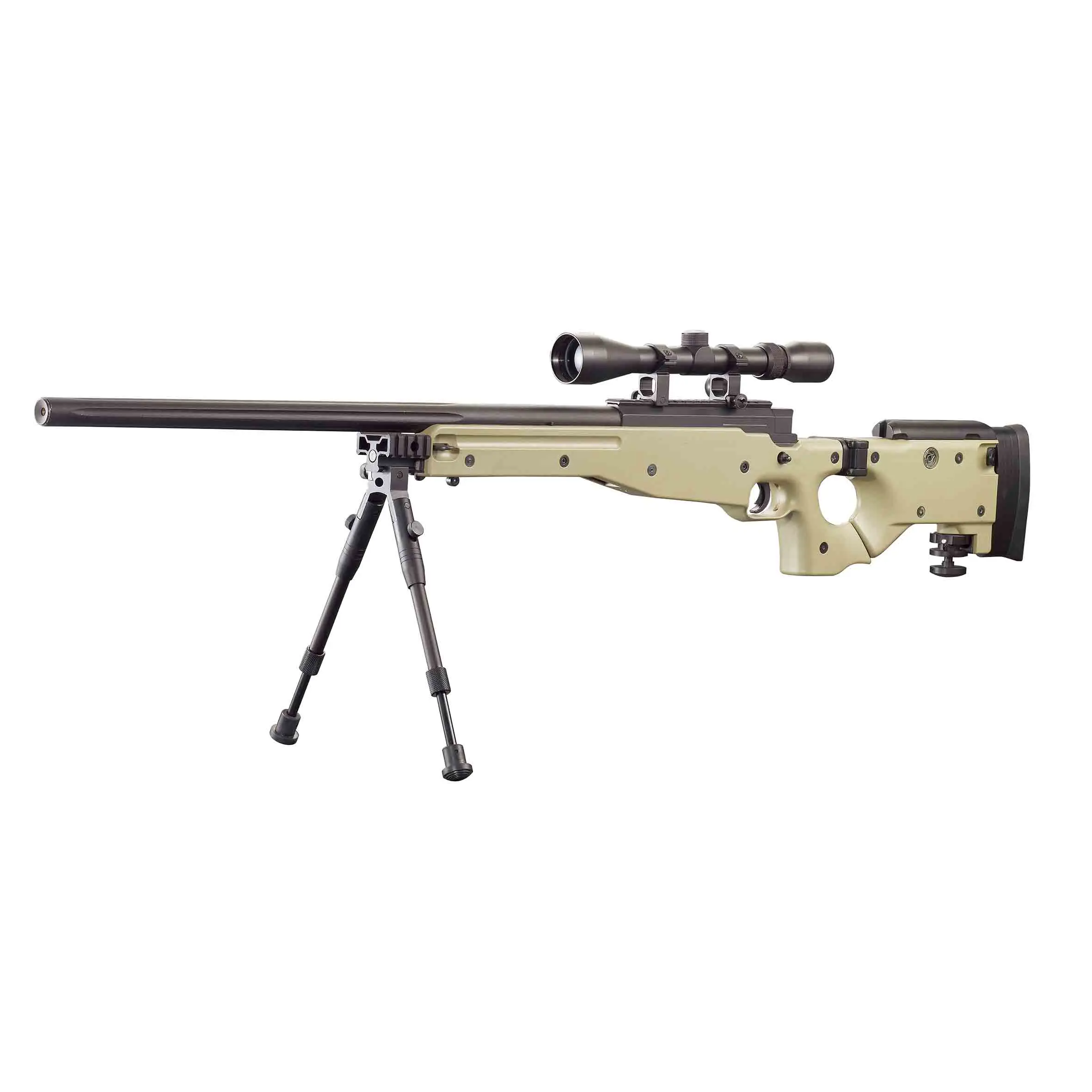 Awm Sniper Rifle Model Well Mb10a Powerful Hand-pulled Toy Bb Gun Adult ...