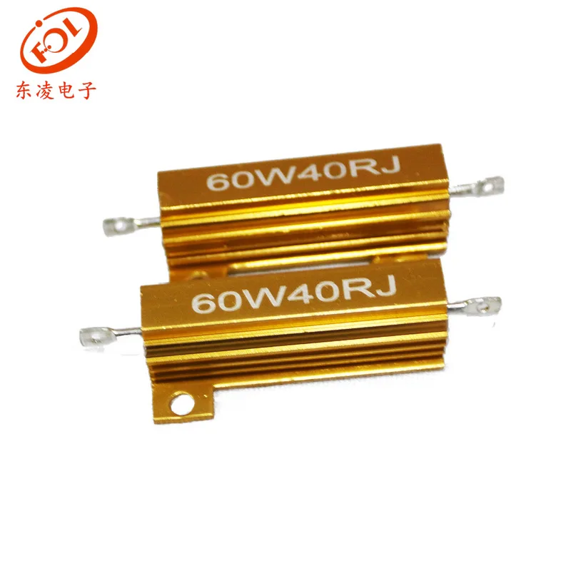 Hot Selling Product Rx24 50w Gold Aluminum Shell Case Resistor Wire ...