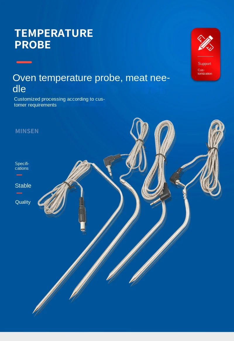 Factory-direct Supply NTC PT1000 Meat Probes for Grilling and Sugar ...