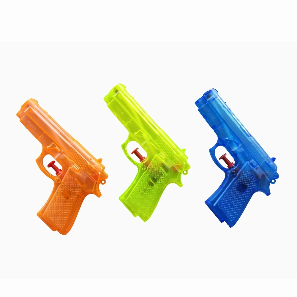 Summer Outdoor Transparent Plastic Custom Logo Hand Held Toy Water Gun ...