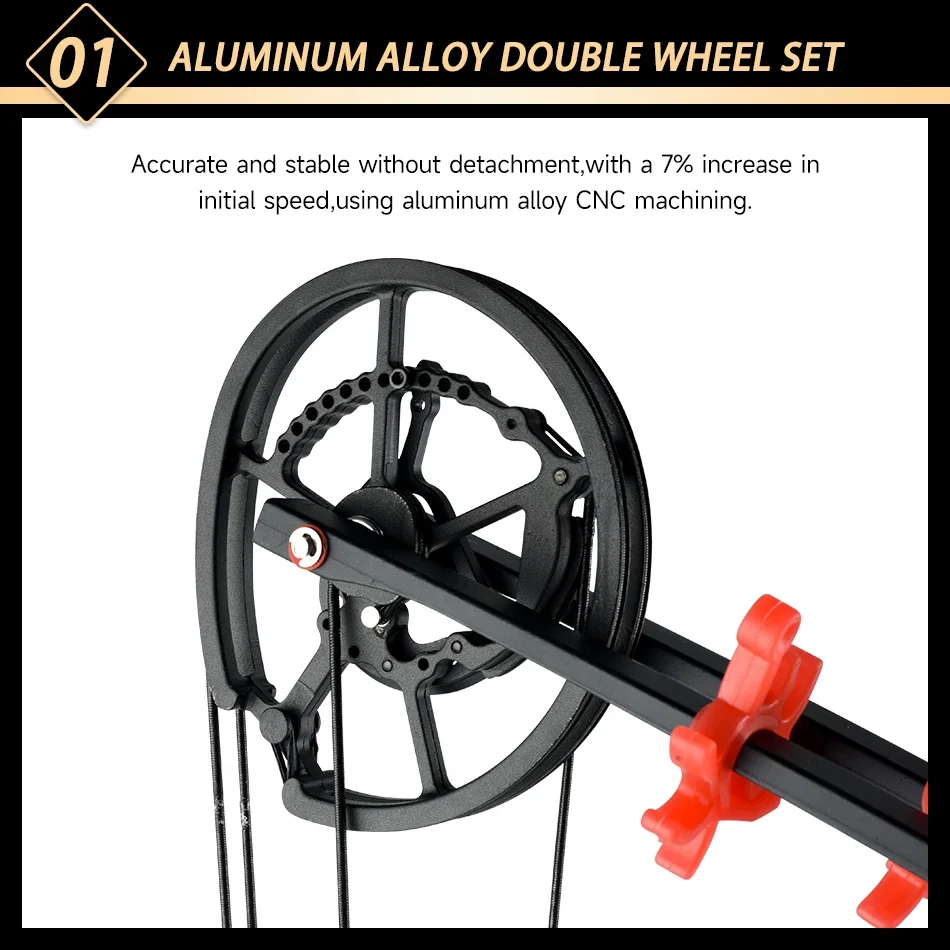 Adjustable 35-70lbs Steel Ball Dual Use Limb Stabilizer Archery ...