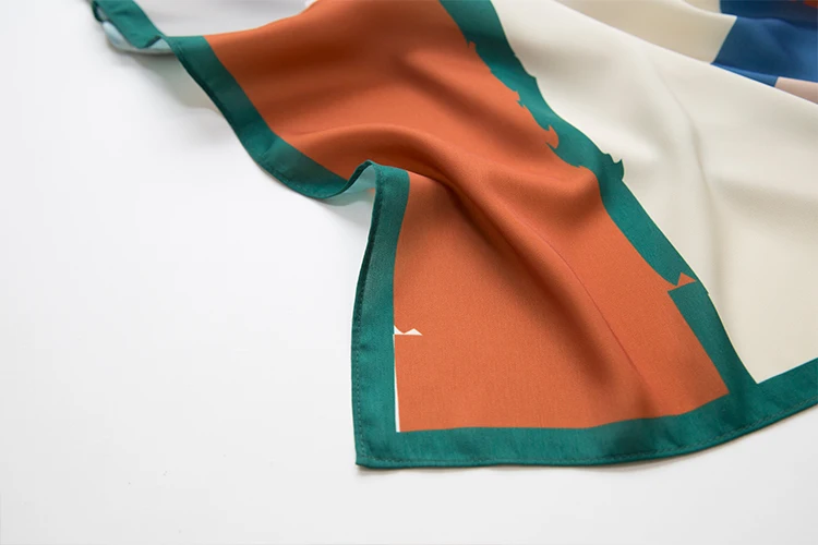 New Dark Green Color Block Printing,Curling,Fine Art,Fashion,Small ...