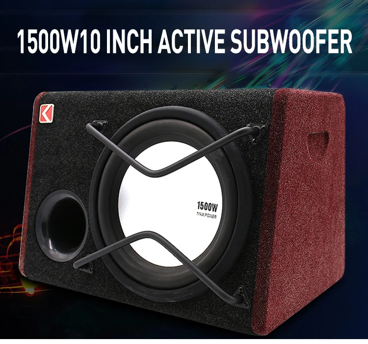 Kuerl 10 Inch Trapezoid Subwoofer - Super Bass for Cars