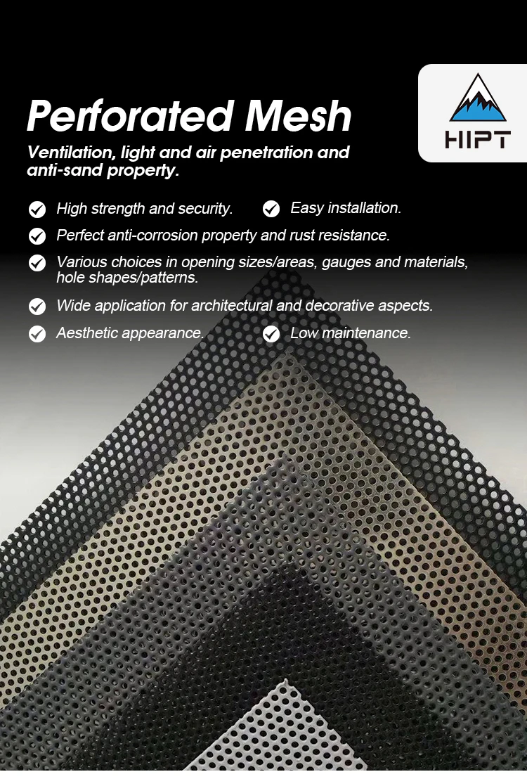 4x8 Ultra Fine Steel Punch Plate - Stainless Mesh Panels