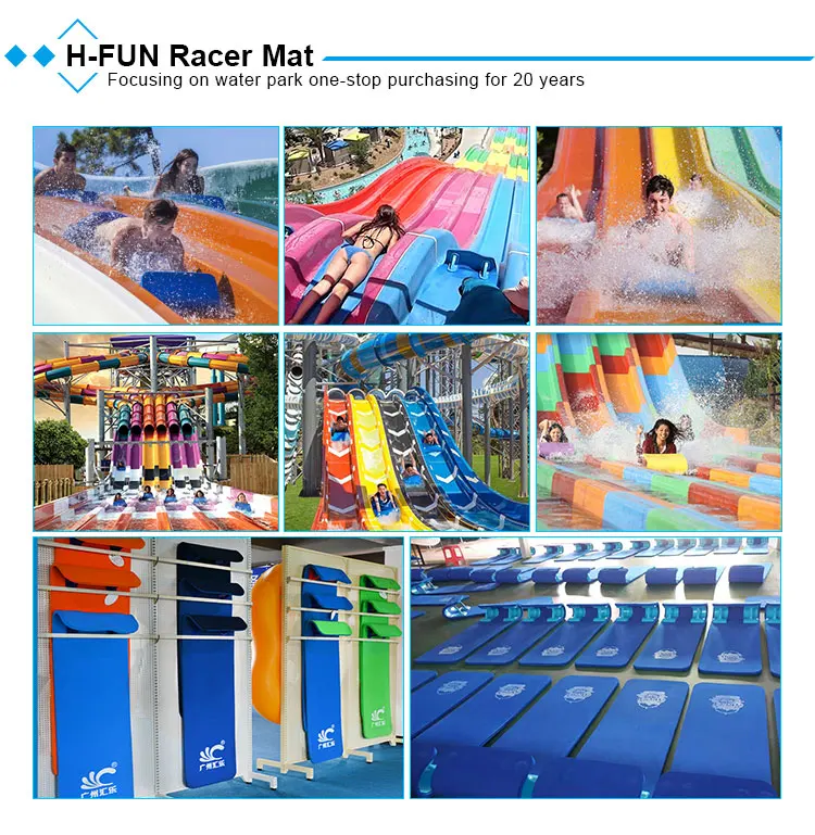 New Design Round Front Head Ergonomic Handle Water Slide Foam Mat