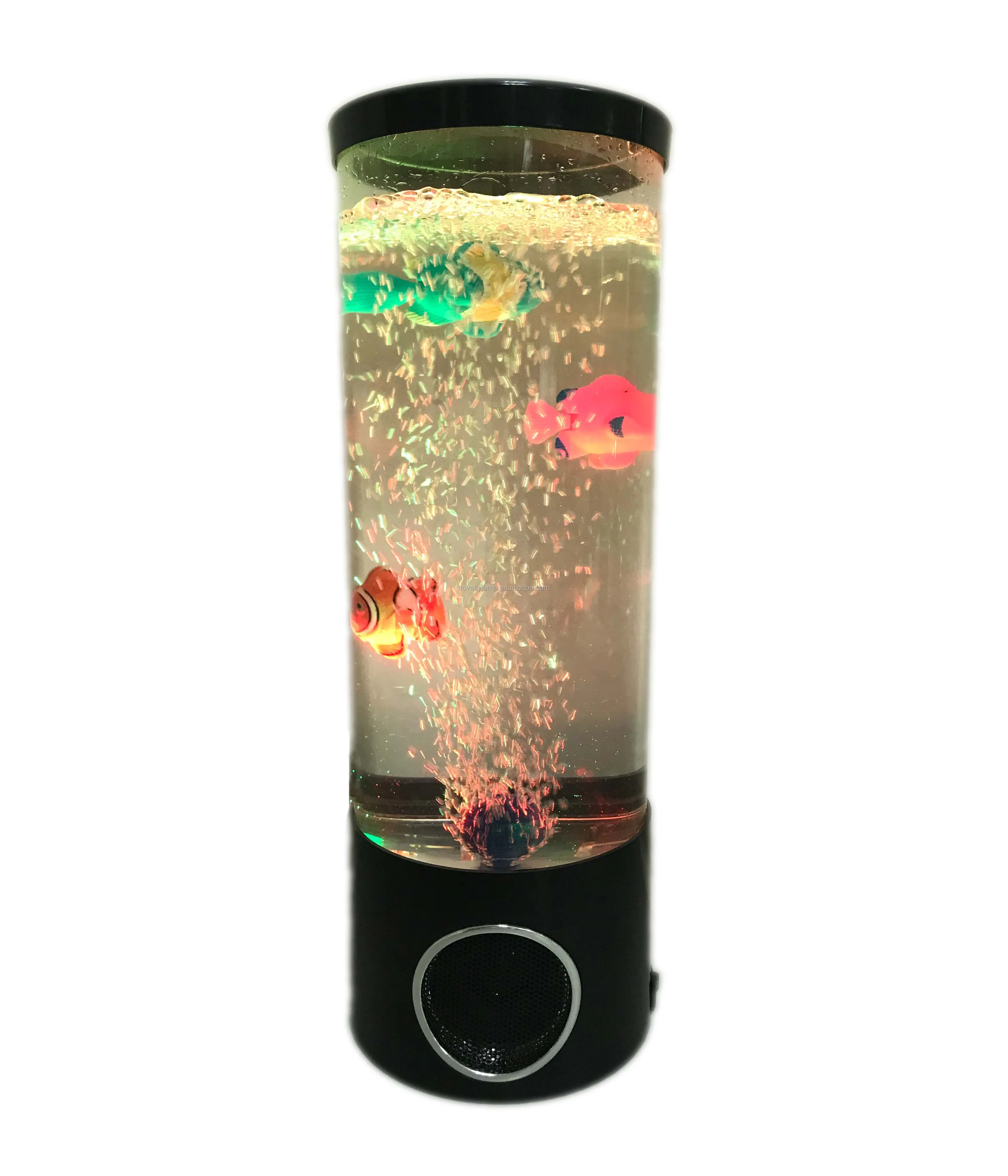 11inch Led Color Change Bubble Fish Aquarium Sea Life With Bluetooth ...