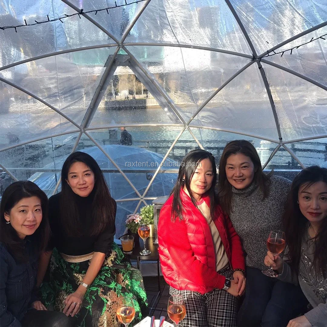 Fiberglass Igloo - Transparent Dome Tent for Winter Glamping