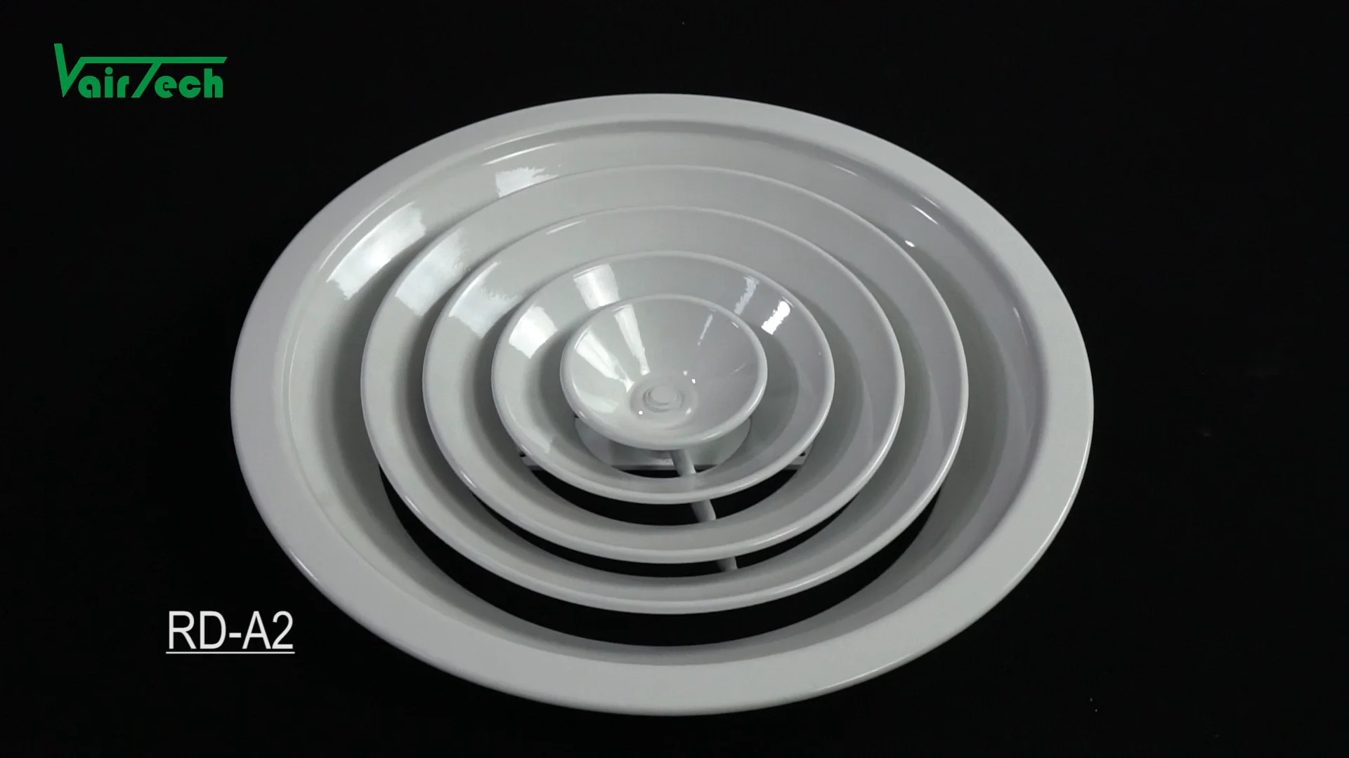 Hvac Ventilaition Aluminum Adjustable Circular Air Vent Diffuser Ceiling Round Air Diffusers ...